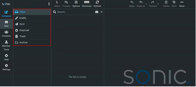 Sonic Webmail – Sonic