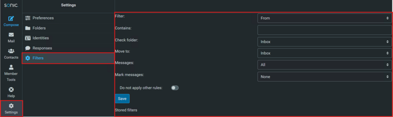 Sonic Webmail – Sonic