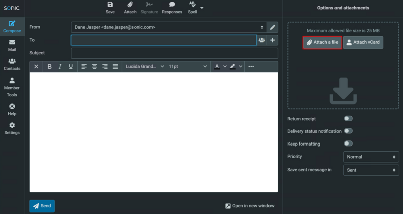 Sonic Webmail – Sonic