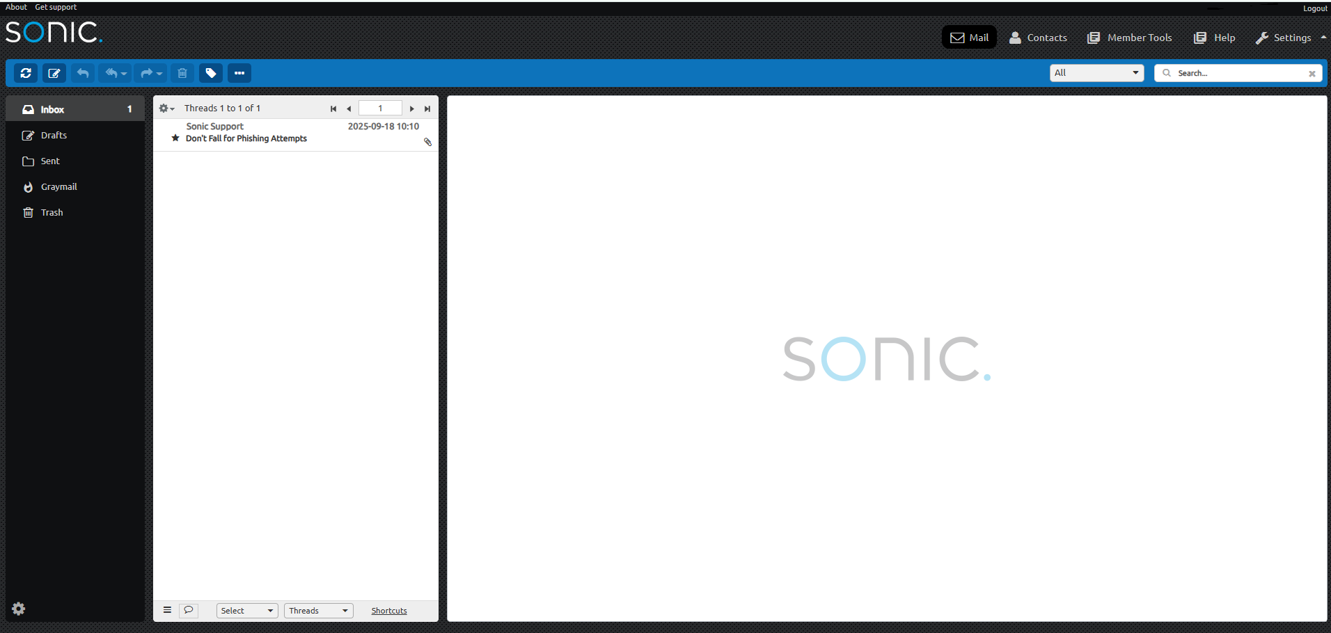 Sonic Webmail – Sonic