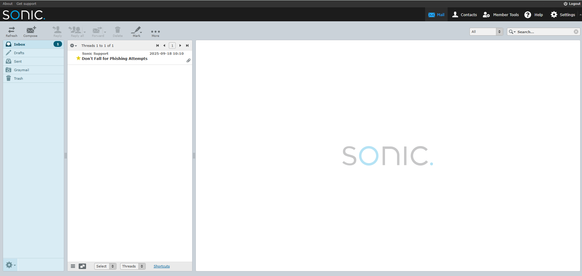 Sonic Webmail – Sonic